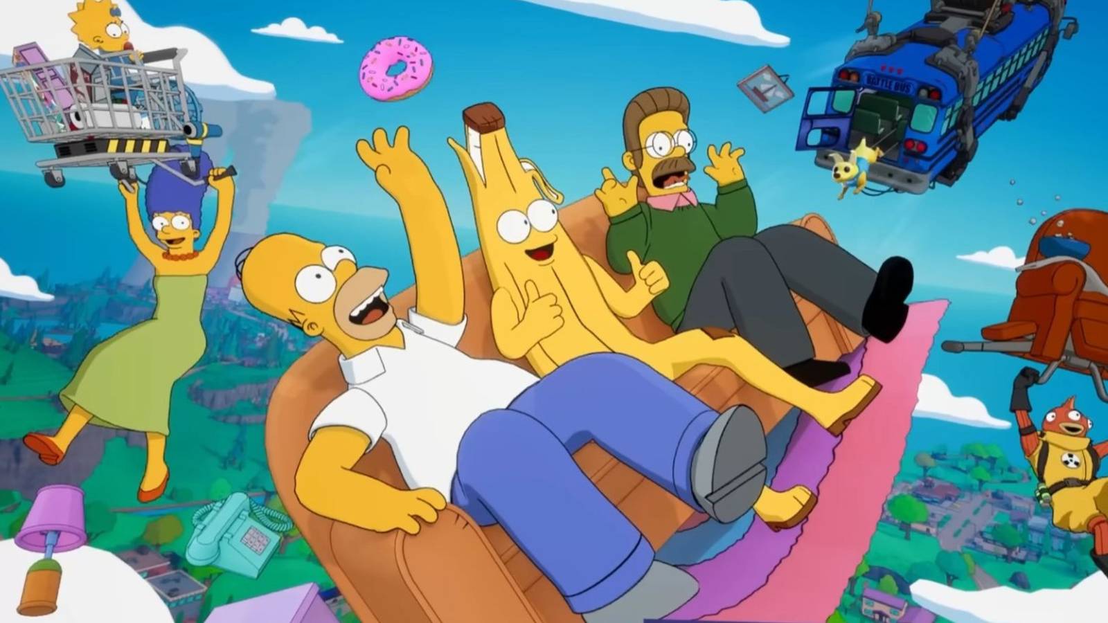 Fortnite: Passe de Batalha completo de Os Simpsons é revelado